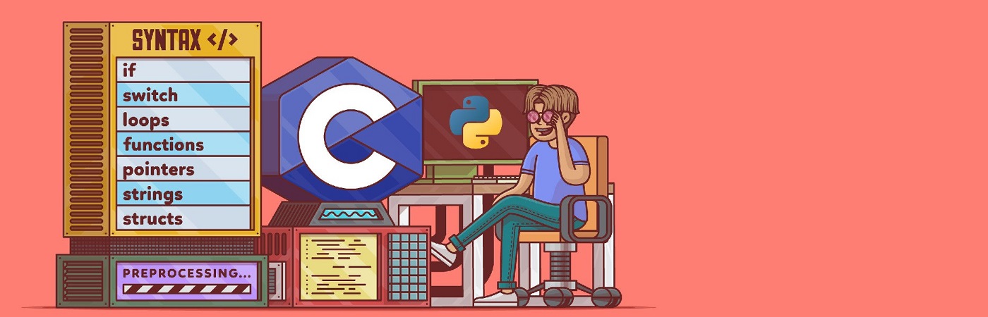 کلاس ها و دوره های مجازی آموزش برنامه نویسی سی (C)